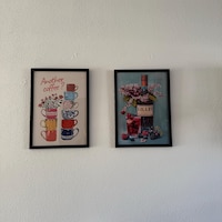 Another Coffee? - Bunte Kaffeetassen | Poster Kaffeepause | Küchen Deko ...