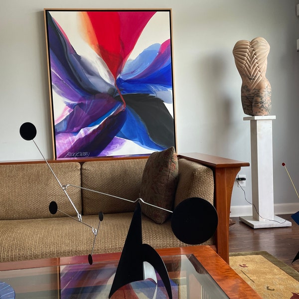 Brass Mobile Large Span Hanging Art Mobile Wide XXL Mobile - Etsy