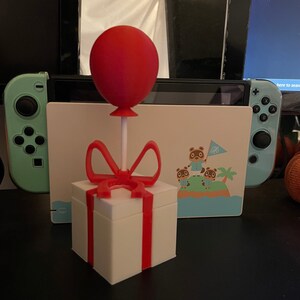 Animal Crossing Balloon Present Box Trinket or Nintendo Game - Etsy
