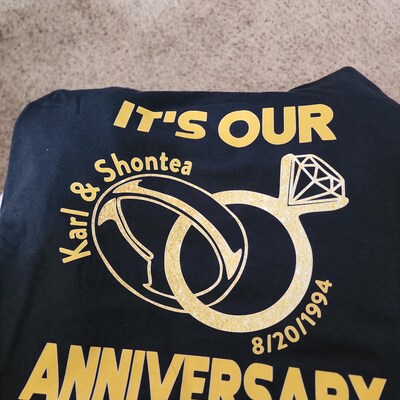 It's Our Anniversary Couple Shirt,couple Anniversary Shirt,couple ...