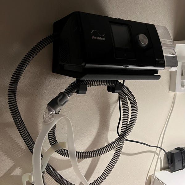 CPAP Shelf With Hose Dryer (filtered) for Resmed Airsense 10, Wall ...