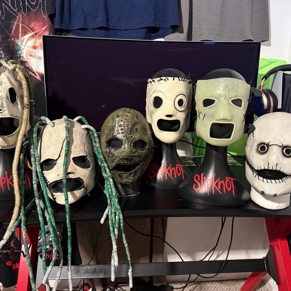 Corey Taylor Iowa Dreads Latex Mask, Adult Size 58/59cm Circumference ...