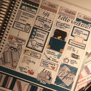 Cute Cursive Script Stickers | Etsy