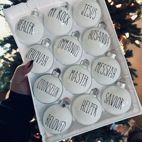 DIY, Set of 12, Names of God, DECALS ONLY, Dark Red - Etsy