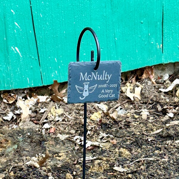 Pet Chicken Hen Memorial Garden Sign With Hanging Stake - Honor Your ...