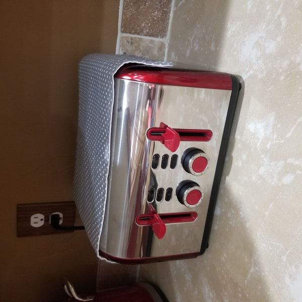 Grey Long-slot Toaster Cover by Toaster Huggee - Etsy