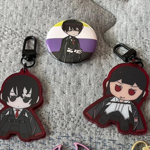 Limbus Company Fumo Plush Acrylic Charms Series 1 - Etsy