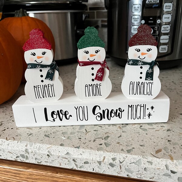 Personalized Gingerbread Block Wooden Gingerbread Blocks Custom ...