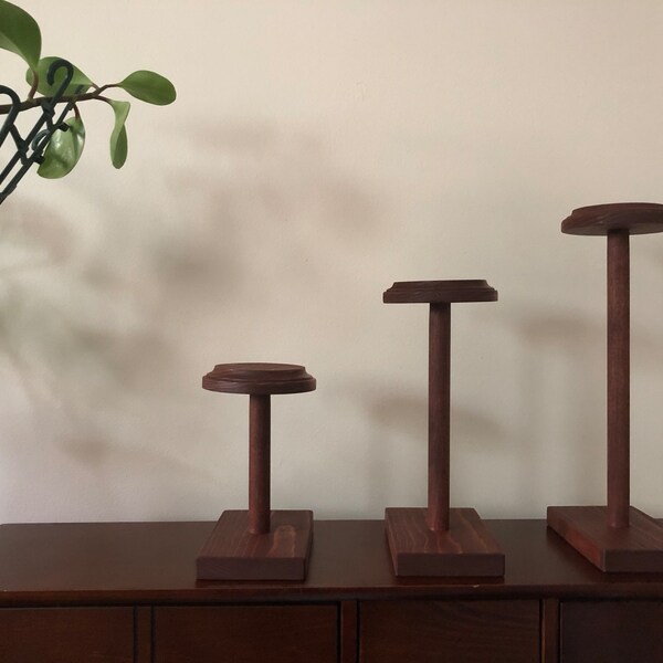 Hat Display Stand / Wooden Hat Stand / Collapsible Hat Display / HT001 ...
