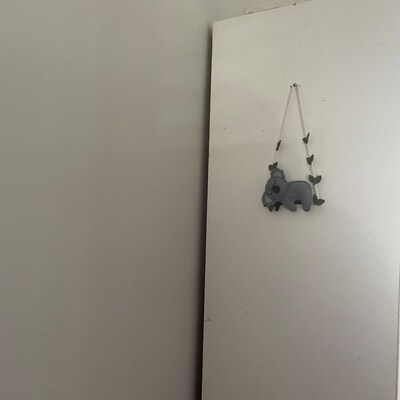 Koala Bear Nursery Hanging Decor Koala Safari Wall Hanging Decor Felt ...
