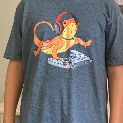 Bearded Dragon Shirt Video Game T Shirt Beardie Youth Shirt Unisex T ...