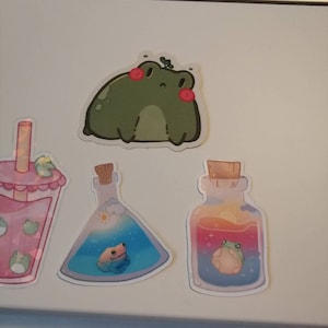 Frog Potions Frog Sticker Sticker Pack Laptop Sticker Vinyl Sticker ...