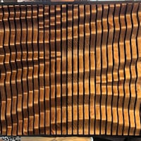 Sound Wave Art Wood Decor, Natural Wood Wall Panel, Wood Sound Diffuser ...