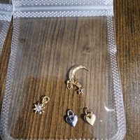 16K Gold Filled Mini Star Pendant Star Burst Celestial Jewelry Add-on ...