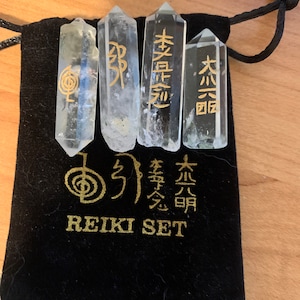 Reiki Set, Usui Reiki Set, Quartz Points ,clear Quartz ,crystal Cluster ...