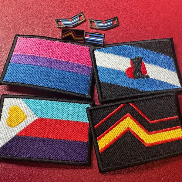 DID/OSDD Pride Flag Embroidered Patch | System Dissociative Identity ...