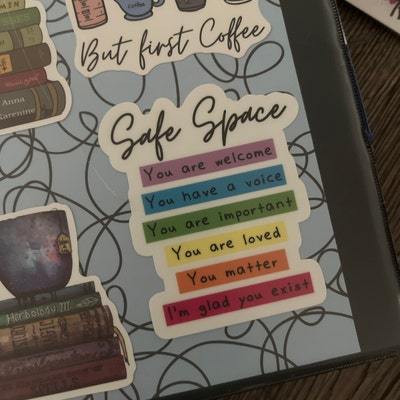 Safe Space,pride Stickers, Laptop Stickers,water Bottle Stickers ...