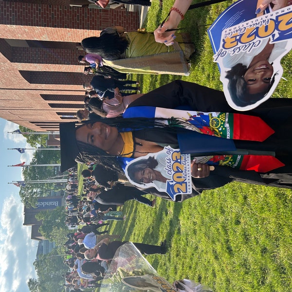 Custom Grad Fans, Graduation Fans, Head on a Stick, Custom Face Fans ...