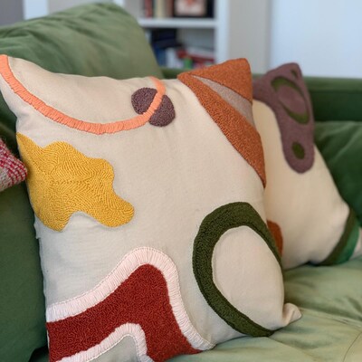 Hand Tufted Punch Needle Flamingo Design Embroidered Clutch - Etsy