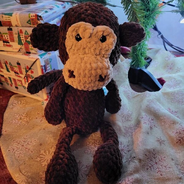 Crochet Pattern: Flip Flop Monkey / Amigurumi/ Stuffy/ Softie/ Animal ...