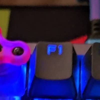 Horror TV Tab Keycap, Artisan Keycaps, Gothic Keycap, Custom Keycap, 3d ...