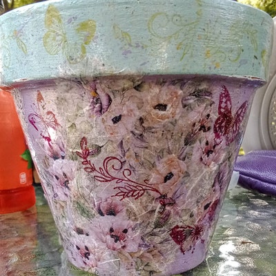 A1 Whimsical Lady Decoupage Paper Redesign With Prima Mulberry - Etsy