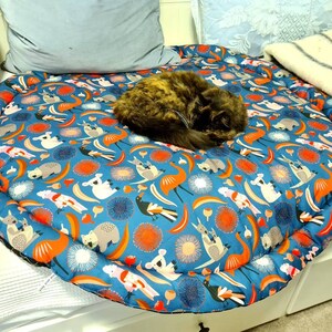 ON SALE Fox in the Woods Deer and Dot Baby Roundies Round Rug - Etsy