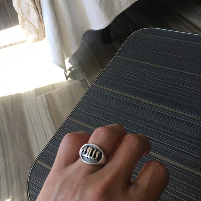 Yehowah Yahweh in Hebrew Handmade 3D Ring Solid Sterling Silver 925 - Etsy