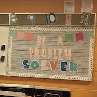 Math Bulletin Board or Classroom Door Decor Kit, Easy and Modern ...