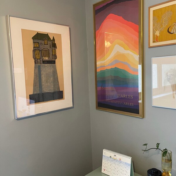 Vintage Impressionist Landscape Oil Painting Titled "new Canaan Woods ...