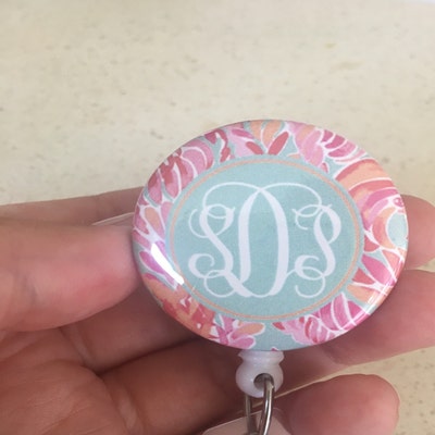 Monogrammed Badge Pharmacy Black Quatrefoil 15 Colors and - Etsy