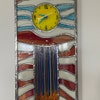 Fiesta Pendulum Fused Glass Wall Clock - Etsy