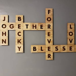 Scrabble Coaster Set Laser Cut Files PDF SVG DXF Ai Files instant ...