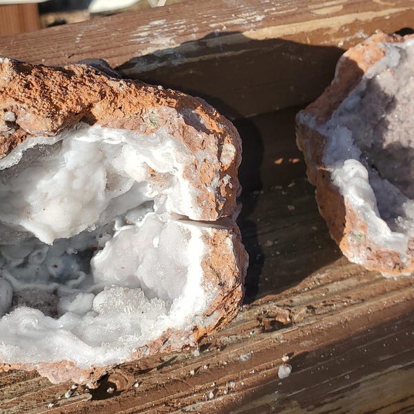 Awesome Agate Banding 9.50" Wide Purple Amethyst Quartz Cathedral Geode ...