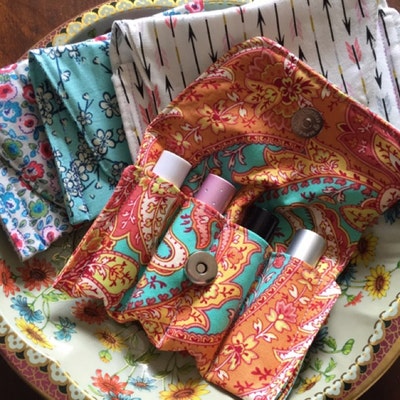 Essential Oil Pouch PATTERN PDF Sewing Pattern Essential Oil Bag Holds ...