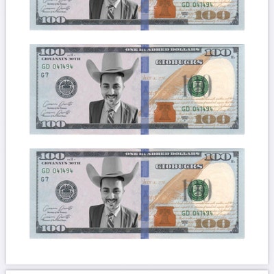 Personalized Money, Fake Money, Prop Money, Your Face on Money, 20 ...