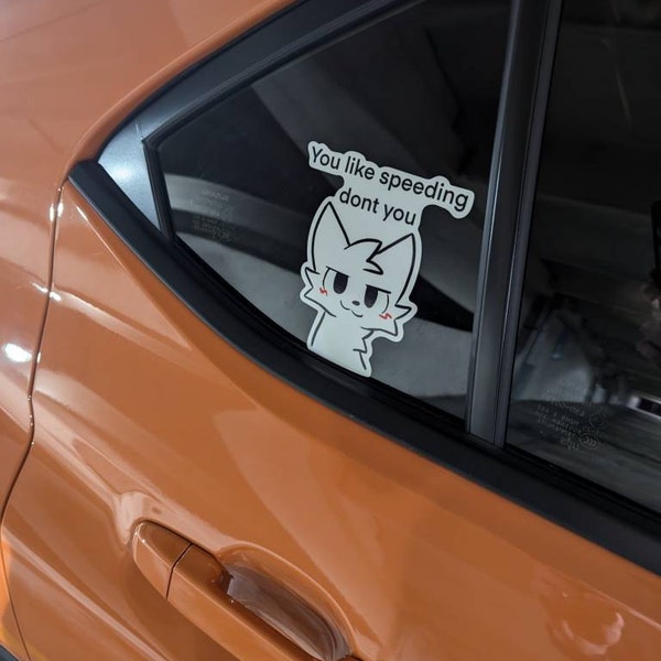 You Like Speeding Don't You Boykisser Sticker Boykisser Merch Funny ...