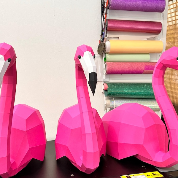 Papercraft 3D EIGHT 8 NUMBER Birthday Party Decor Pepakura Low Poly ...