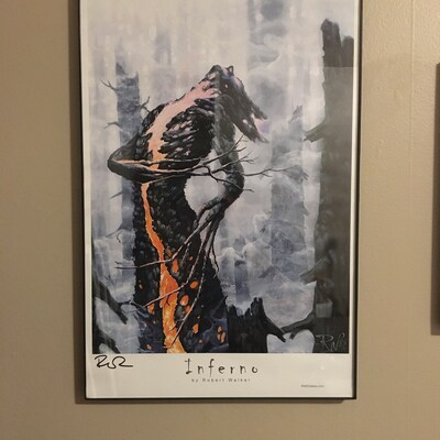 RW2 Huge 60 X 80 Electra Alien Tapestry Art by Robert Walker & Black ...