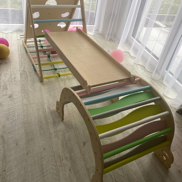 Climbing Triangle Two-sided Ramp Kletterdreieck Climbing Arch - Etsy