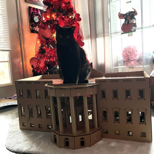 Tank Cardboard Cat House - Etsy