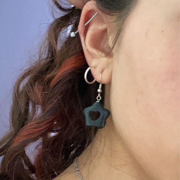 Gothic Cross Earrings | Gothic Black Cross | Cross Earrings | Black ...