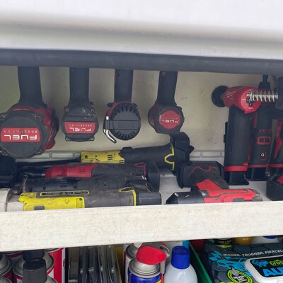 10 Pack Milwaukee M18 Tool Holder / Hanger / Wall Mounts HEAVY DUTY Not ...