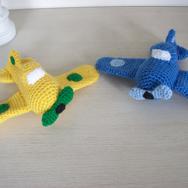 Airplane Crochet Pattern, Amigurumi Airplane Pattern, Crochet Airplane ...
