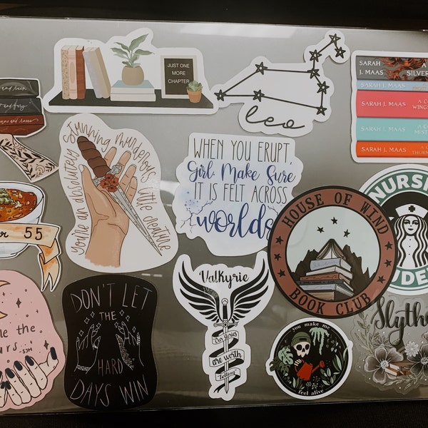 ACOTAR Book Stack Sticker - Etsy