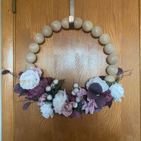 QTY 10 Wood Half Split Balls Choose Your Size Door Wreath - Etsy Canada