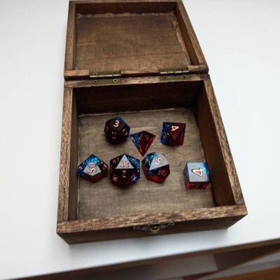 Small Dice Box, Game Dice Box, RPG Dice Box, Vampire Masquarade, Call ...