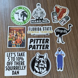 Letterkenny Inspired Stickers / Random Stickers / Surprise Stickers - Etsy