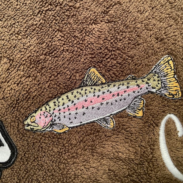 Largemouth Bass Iron-on Embroidered Patch Quality Fish Patches for ...