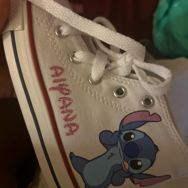 Custom Stitch Converse for Kids - Etsy